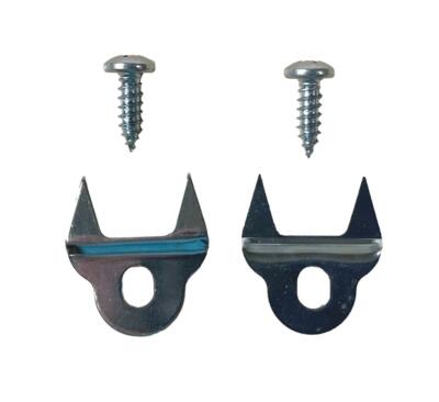 55 56 57 Chevy Door Weatherstrip Retainers & Screws 1955 1956 1957 ...