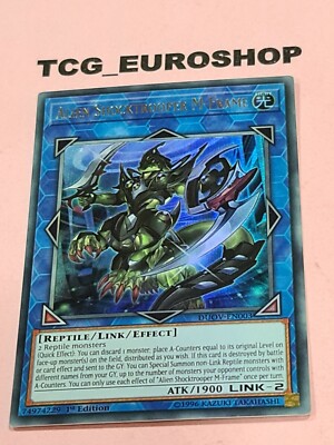 ALIEN SHOCKTROOPER M-FRAME | YUGIOH | DUOV | ULTRA RARE | ENGLISH | NM ...