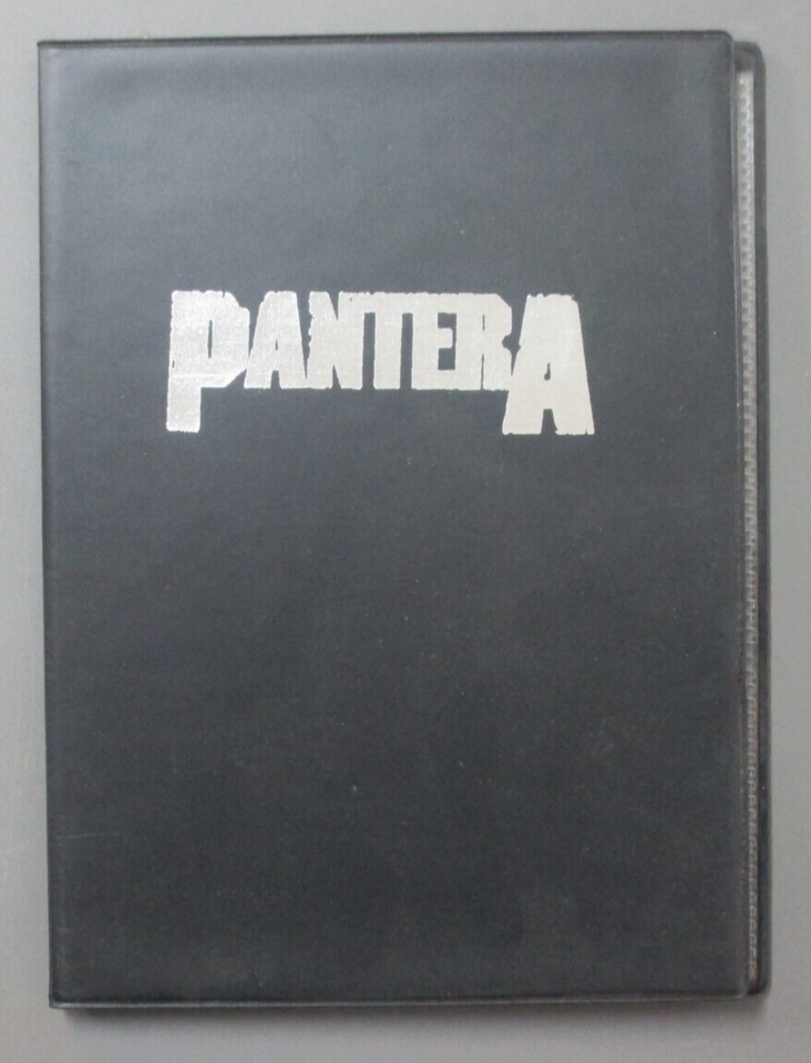 Pantera photos 16 wallet size photos with black binder LOGO on front ...