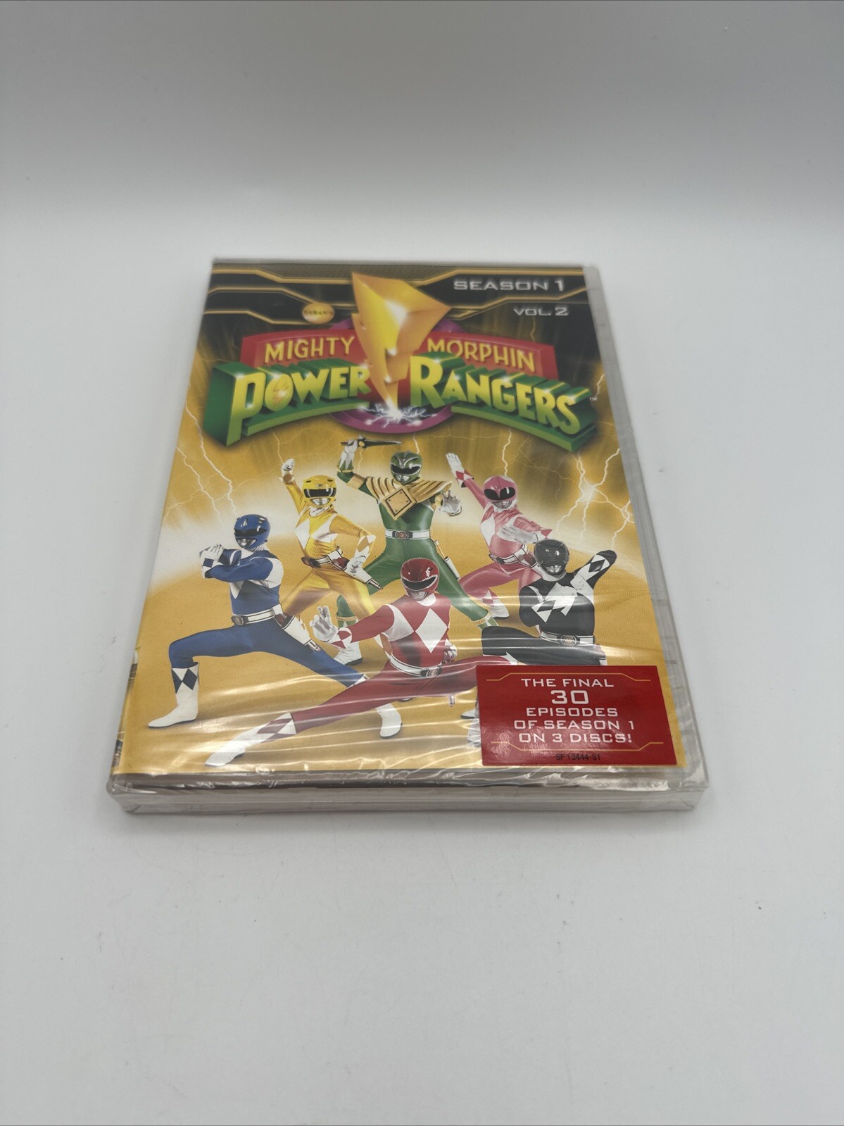 Mighty Morphin Power Rangers: Season 1, Vol. 2, DVD NTSC, Color, Box ...