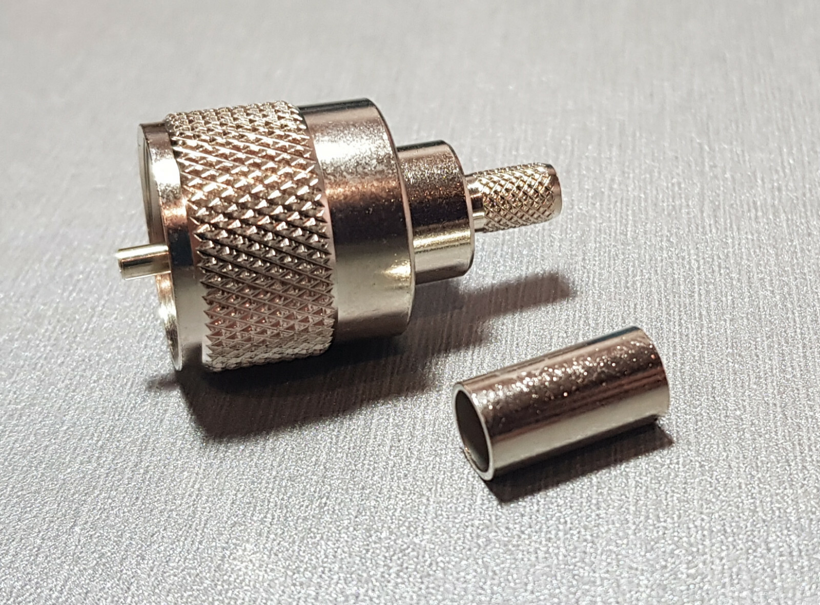 PL259-58 UHF Plug PL259 Crimp RG58 Male Plug Connector | eBay Australia