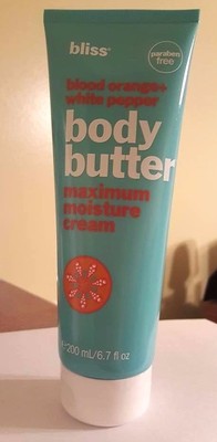 BLISS Blood Orange & White Pepper Body Butter Full Size 6.7 oz NEW! | eBay