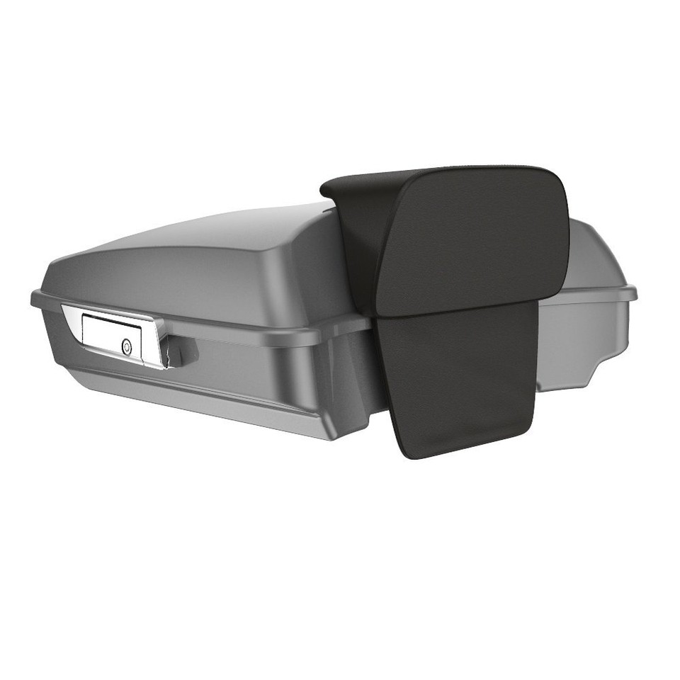 Advanblack Charcoal Pearl Razor Tour Pack Pak Luggage Fits 97+ Harley ...