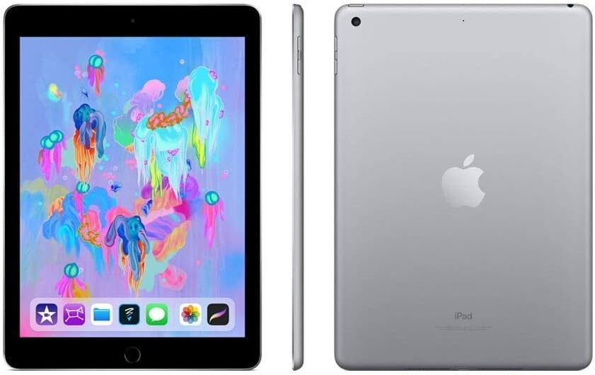 Apple iPad 6th Generation A1893 32GB Wi-Fi 9.7in Space Gray- NO TOUCH ...