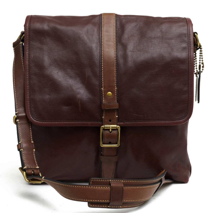 COACH Shoulder Bag 70492 Harrison Map Bag From Japan - Gem