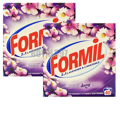 Formil 2 In 1 Lavender & Camomile Detergent Washing Powder - 2.6Kg x 2 ...