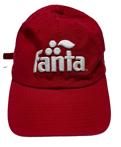 FANTA Strawberry Coca-Cola Adult Vintage Red Adjustable Hat Cap ...