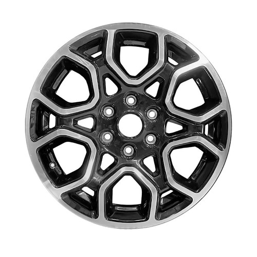 18x8.5 Snowflake Design Alloy Wheel Machined & Painted Gloss Black 560 ...