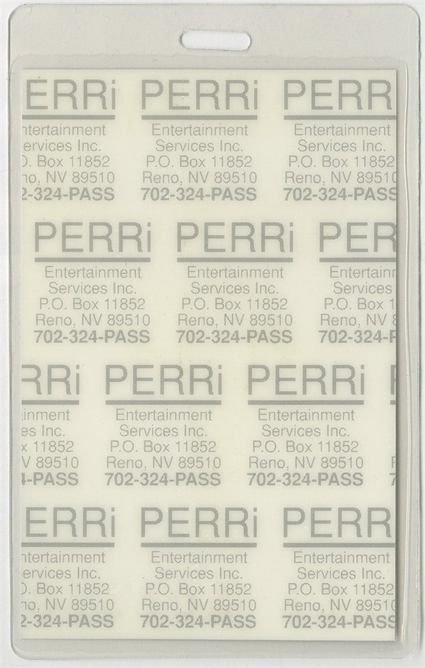 Nirvana 1993 In Utero concert tour rare All Access foil Laminated ...