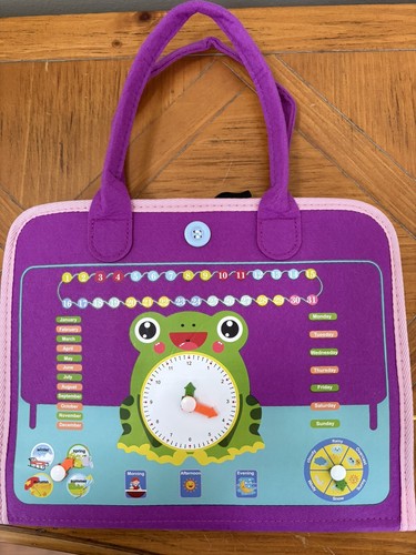 Fold up & Carry Toddler Busy Board Preschool Educational Learning Toy ...