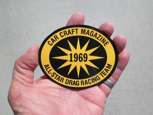 Vintage Style "Car Craft Magazine All-Star Drag Racing Team" 1969 Vinyl ...