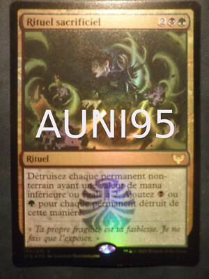 mtg magic Culling Ritual FOIL FRENCH vf fr Rituel sacrificiel ...