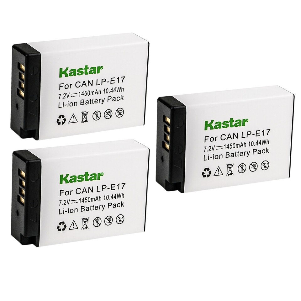 Kastar Replacement Battery Pack for Canon LP-E17 LPE17 & Canon Rebel ...