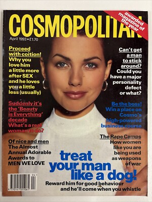 Cosmopolitan Magazine April 1993 UK Vintage Fashion Beauty Women ...