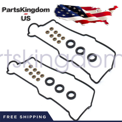 NEW FIT FOR TOYOTA VALVE COVER WASHERS, GASKETS & SPARK PLUG TUBE SEALS ...