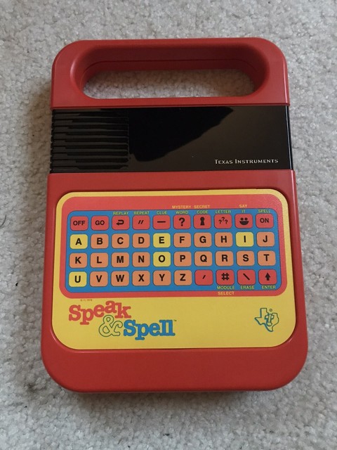 Texas Instruments Speak N Spell Vintage 1978 Talking Toy & Learning ...