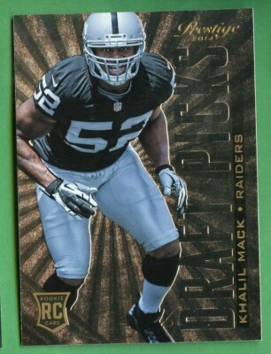 KHALIL MACK 2014 PRESTIGE FOOTBALL ROOKIE CARD OAKLAND RAIDERS | eBay
