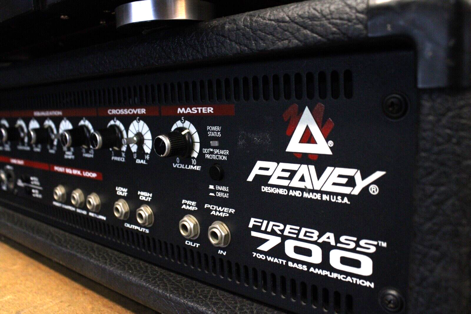 Peavey Firebass 700 Watt Bass Head Amplification AMP Amplifier Made in ...
