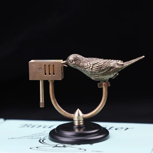 Retro Lighter Copper Vintage Bird Kerosene Lighter Men Antique ...