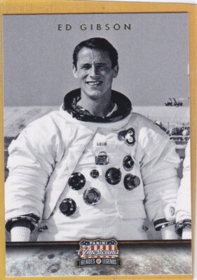 2012 PANINI HEROES & LEGENDS ED GIBSON #83 NASA ASTRONAUT NMMT/MINT ...