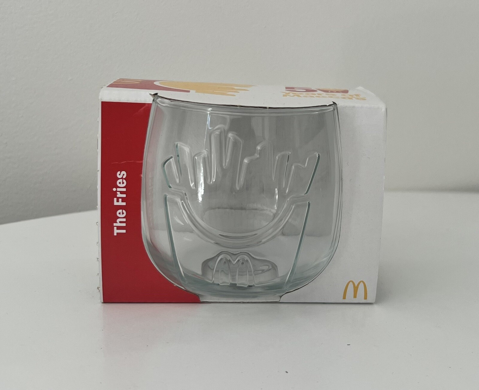 McDonalds 50 Years of Maccas Wobbly Glass - The Fries (New In Box) | eBay