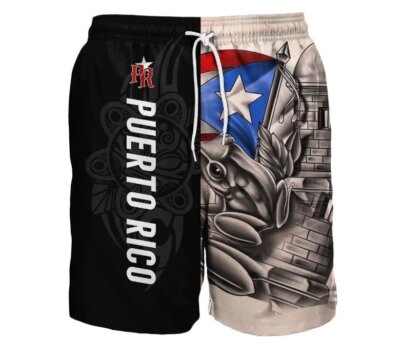 Puerto Rico Coqui Taino Shorts * Free Shipping * Rican Boricua | eBay