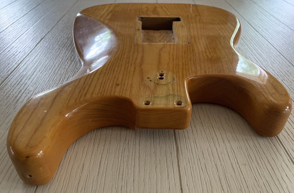 Vintage 1973 Fender Stratocaster Guitar Body, Original, No Mods, 1970s ...