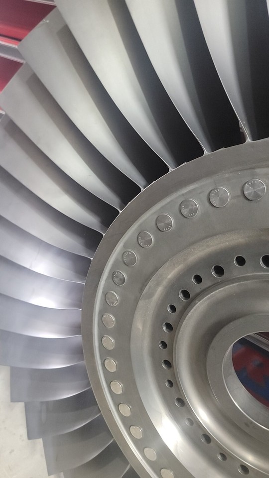 PRATT & WHITNEY - BOEING 737 JT8D TURBINE ENGINE STAGE 2 COMPRESSOR FAN ...