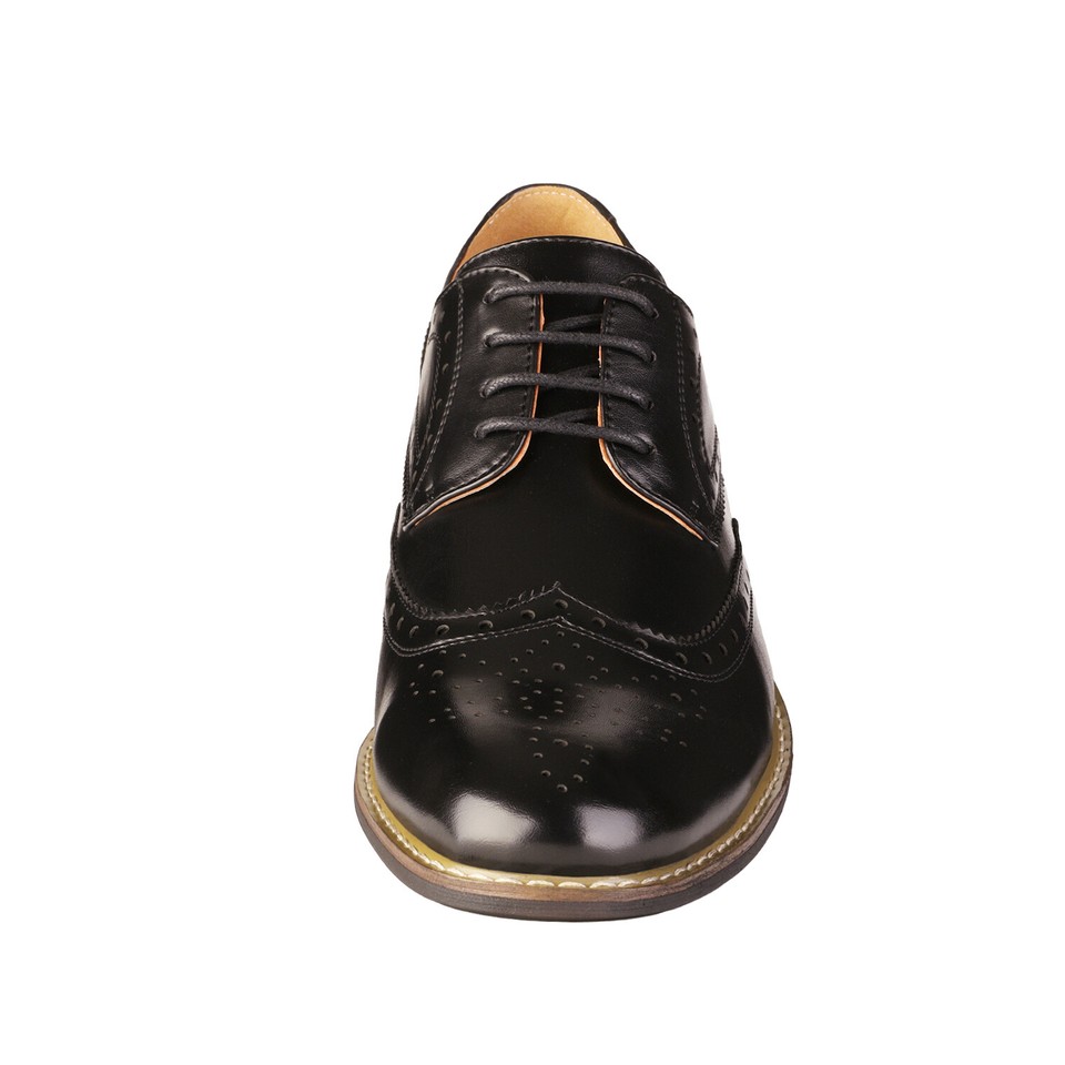 Men's Modern Oxford Shoes Formal Shoes Classic Wingtip WIDE Dress Shoes ...