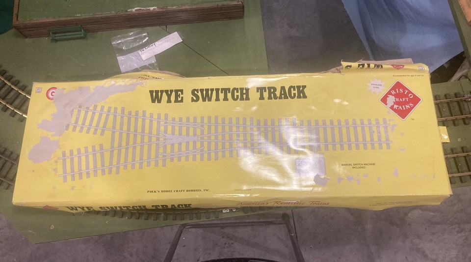 Aristo-Craft 20345 G #6 Stainless Steel USA Wye Switch Turnout NIB | eBay