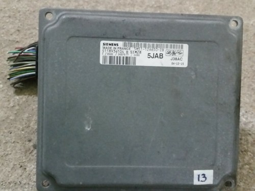 Ford Focus 1.6 ENGINE PETROL CONTROL UNIT ECU 5M51-12A650-ZB ...