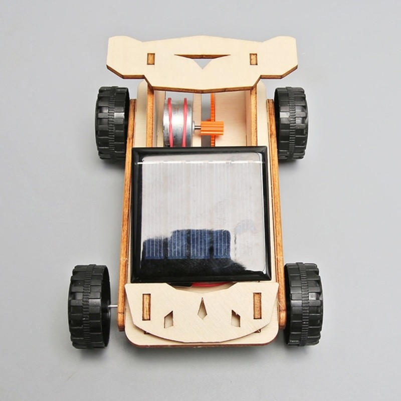 Science Project Set Wooden Solar Race Car For Kids Hands On Learning ...
