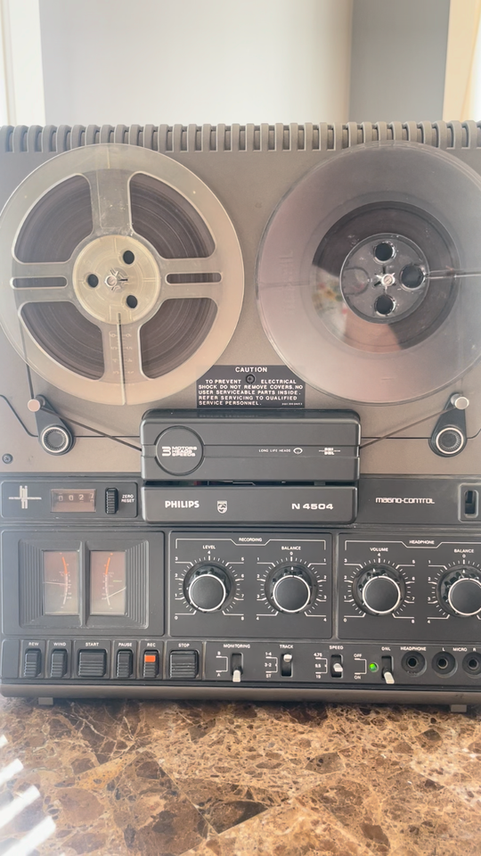 Philips N4504 Reel to reel tape player/recorder working | eBay