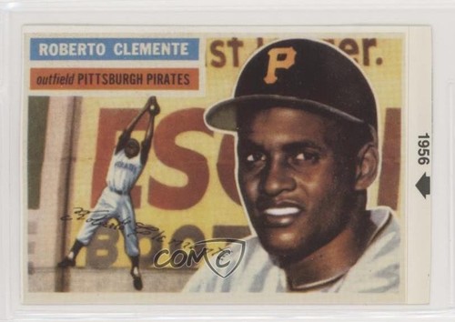 1990 Topps Giant Eagle Reprint Stickers Roberto Clemente #1956 HOF 0q3 ...
