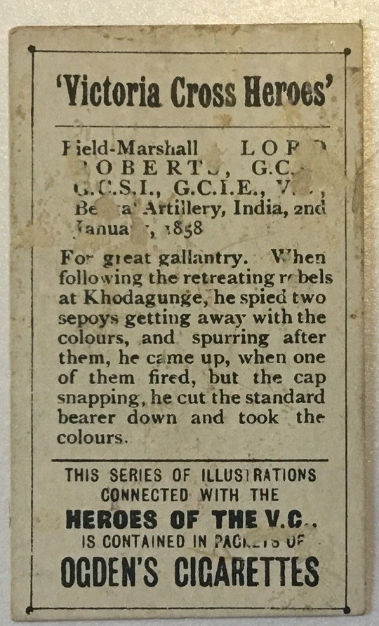 Ogden’s Victoria Cross Heroes - Field Marshall Lord Roberts | eBay UK