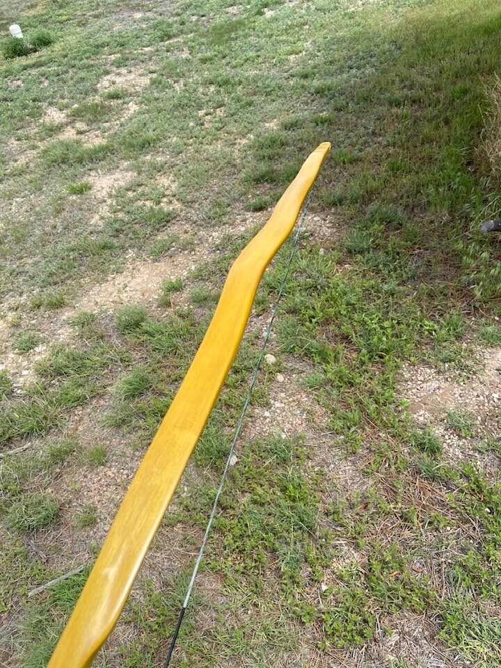 41 lbs 28" Draw Reflex/Deflex Character NEW Osage Orange Long Bow ...