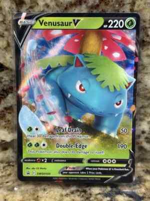 Pokemon TCG Venusaur V SWSH100 Black Star Promo NM | eBay