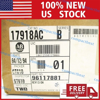 ALLEN BRADLEY 1791-8AC SerB Block I/O Module 120VAC 8 Inputs 8 Outputs ...