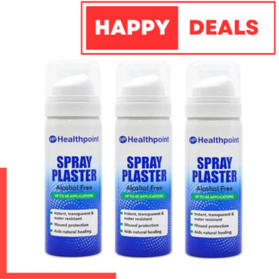 Healthpoint - Spray Plaster Transparent Film Graze Cuts - Alcohol Free ...