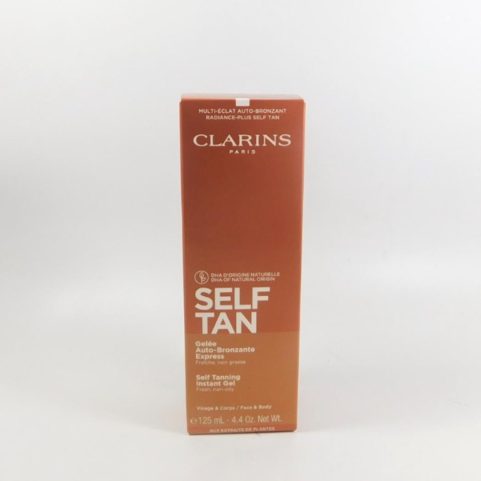 Clarins SELF TAN Tanning Instant Gel 4.2 oz / 125 ml *NEW IN BOX* | eBay