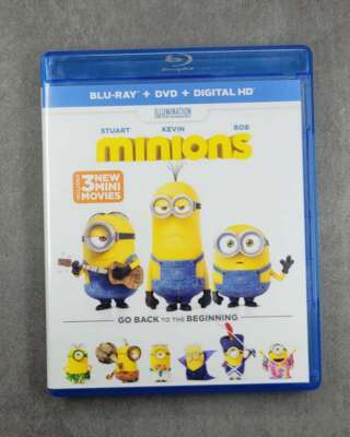 Minions (Blu-ray + DVD + DIGITAL HD) DVDs 25192188701 | eBay