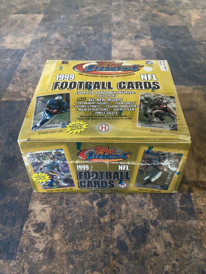 1999 TOPPS FINEST FOOTBALL FACTORY SEALED WRAPPED WAX BOX | eBay