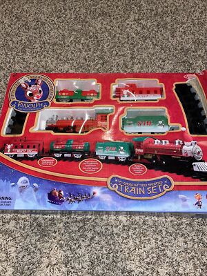 Rudolph the Red Nosed Reindeer O-Gauge Battery Operated Train Set ...