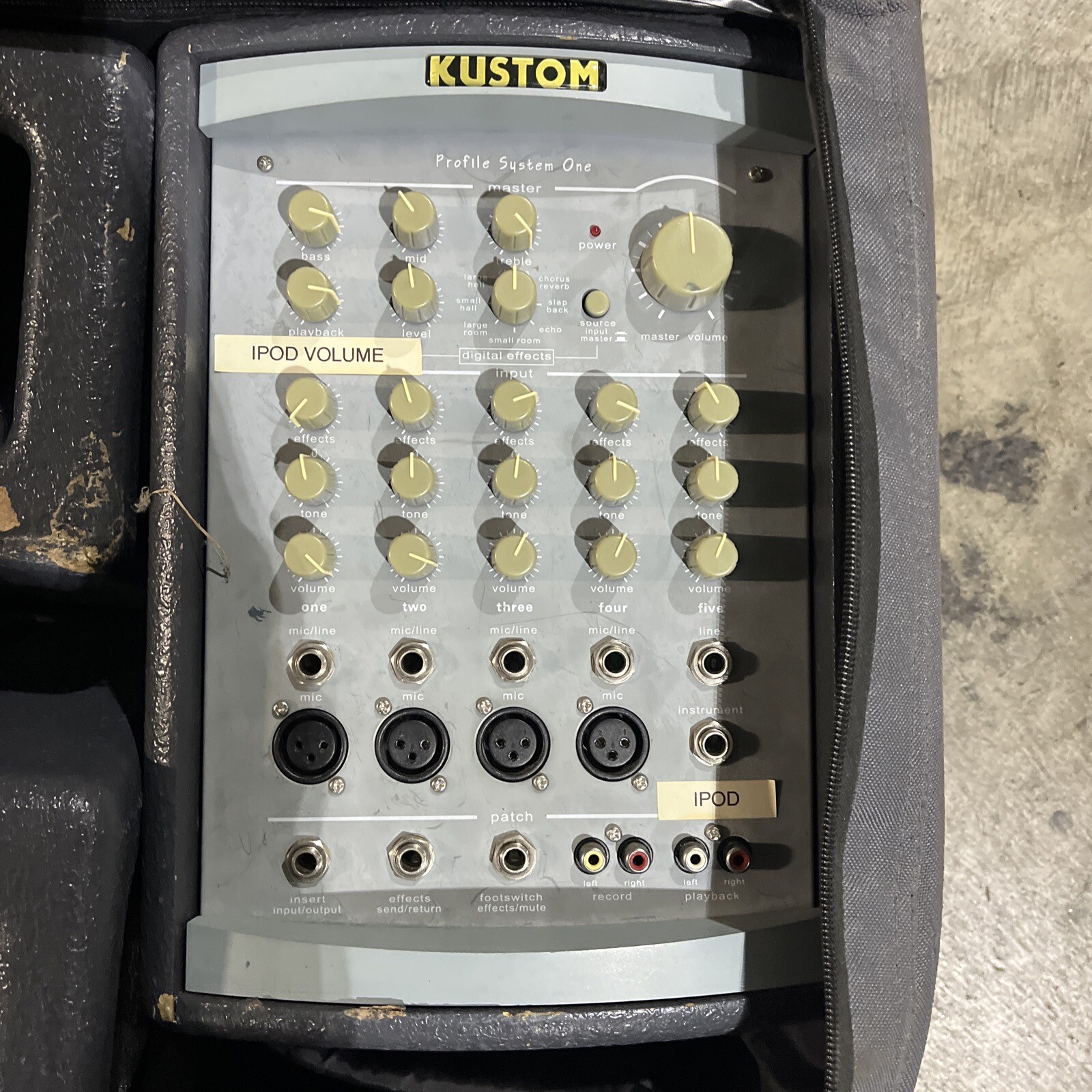 KUSTOM SYSTEM ONE AMP PA SYSTEM KPS-PM100T, 2 KPS-LS100T W MIC | eBay