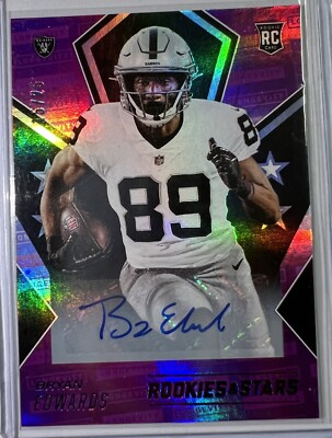 2020 Panini Rookies & Stars Longevity Purple Bryan Edwards Auto 15/25 ...