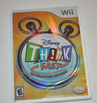 Disney Think Fast (Nintendo Wii, 2008) 712725005733| eBay