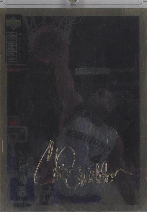1994-95 Upper Deck Collector's Choice - Chris Webber #4 Gold Foil ...
