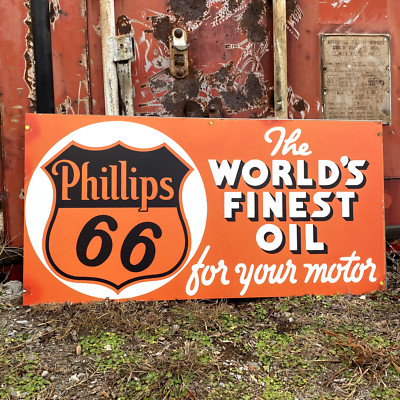 36in Phillips 66 Gas and Oil Sign Vintage Style Repop Sign | eBay