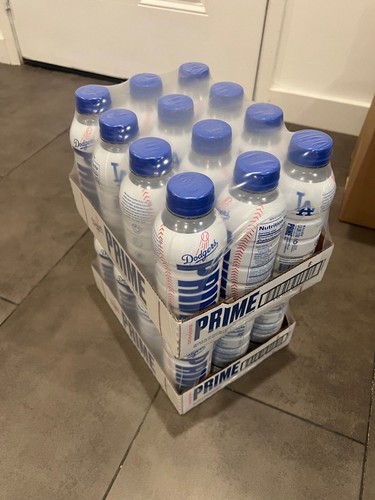 12 Bottles Dodgers Prime Hydration Drink RARE LIMITED EDITION | eBay
