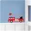 Fire Engine Nursery Bedroom Vinyl Wall Stickers/Decals/Mural/Decor ...